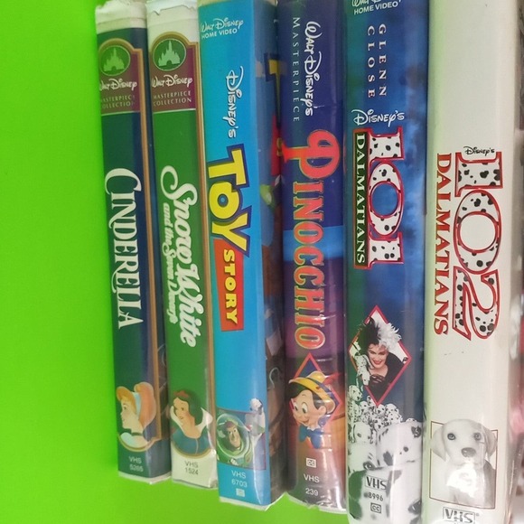 Disney | Media | Lot Of 6 Vintage Walt Disney Classic Movies Vhs ...